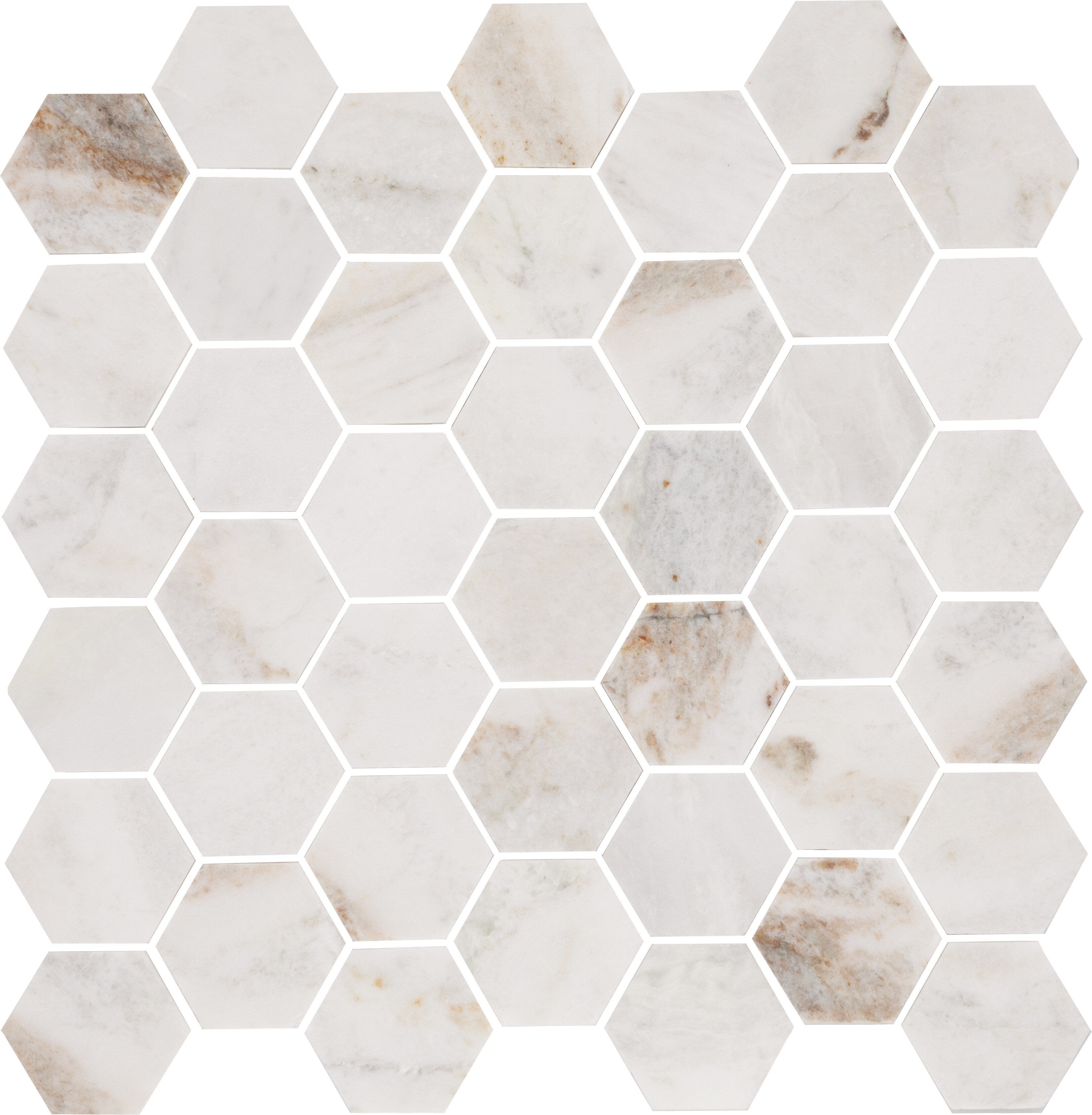 Daltile 12" x 12" Honeycomb Mosaic Wall & Floor Tile | Wayfair